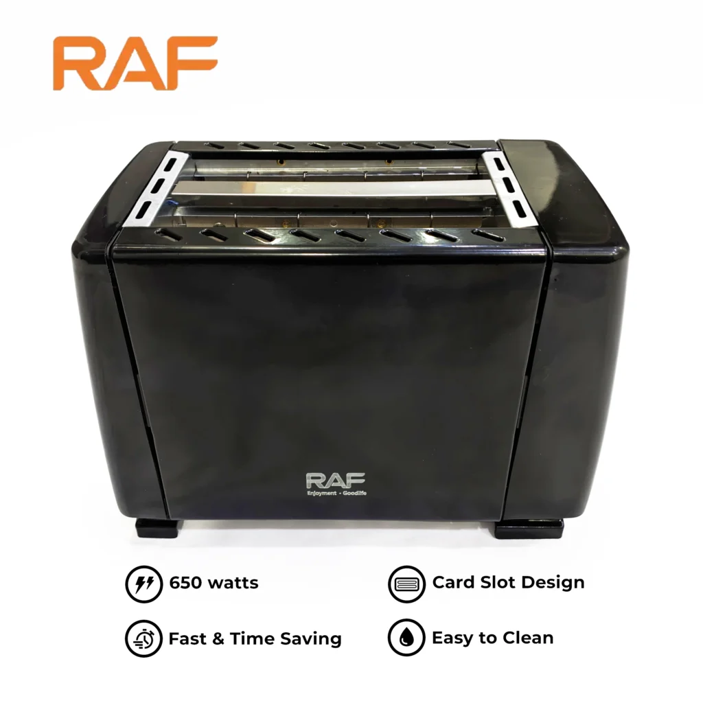 Electric Toaster 2 Slice R.263 with Control Knob - RAF Appliances